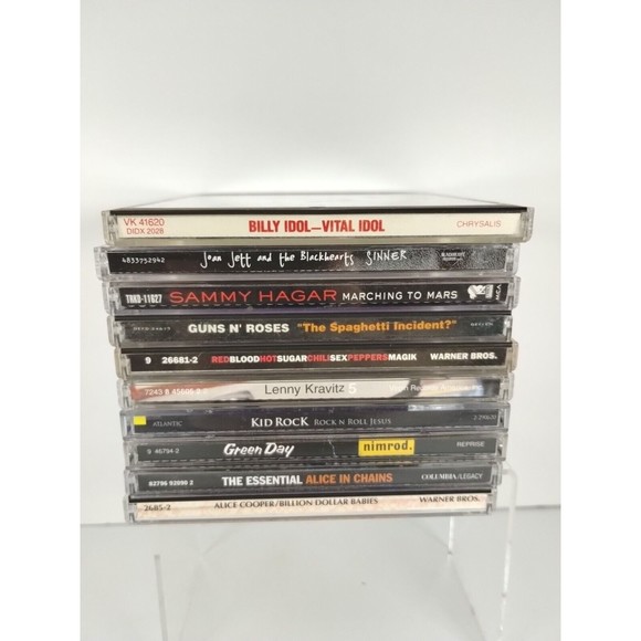 Media | Lot Of 1 Cds Green Day Alice In Chains Red Hot Chili Peppers ...
